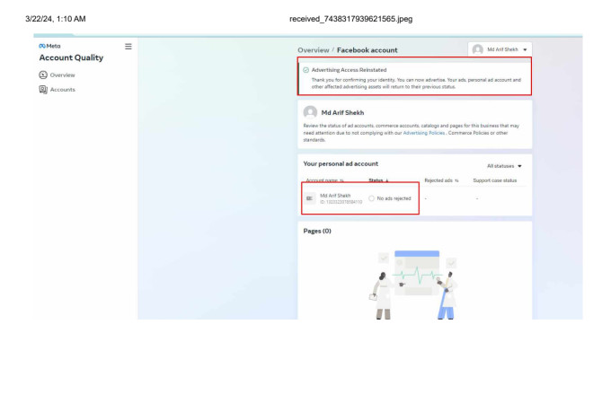 Fix restricted ad account, disable to business manager by Musa802 | Fiverr Fix restricted ad account, disable to business manager by Musa802 | Fiverr